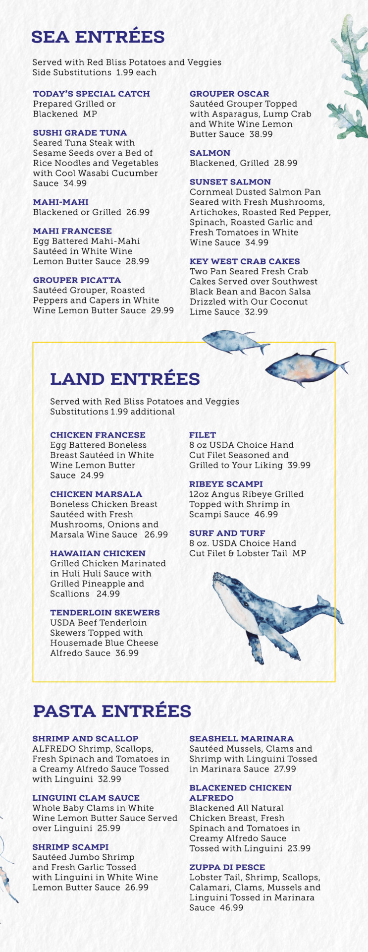Jupiter Menus – The Twisted Tuna